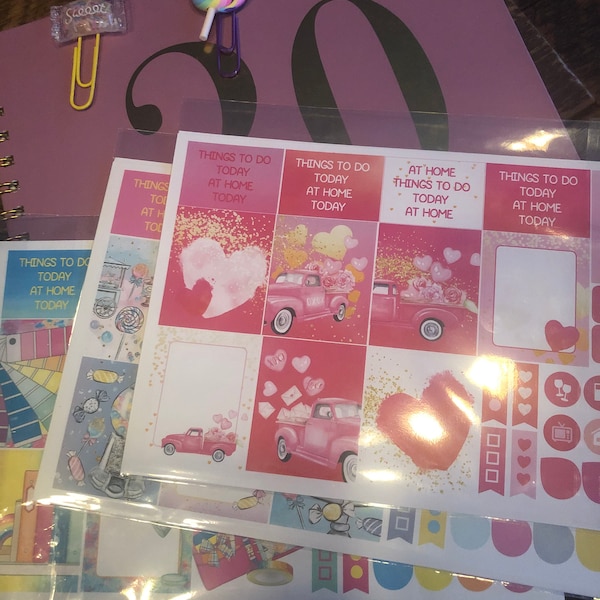 Planner Envy Subscription Box TRIAL. Planner Stickers, Planner Clips ...