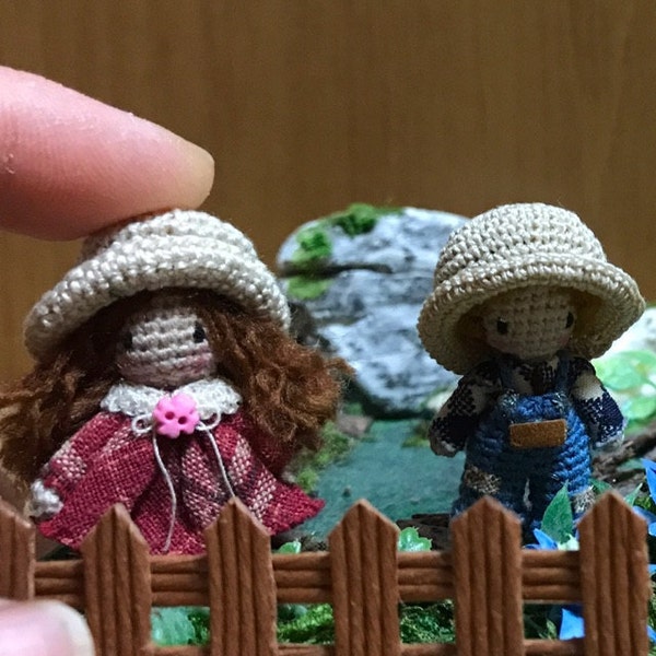 2.5 Cm. Tiny Strawberry Shortcake Crochet Doll Miniature Doll OOAK Doll ...