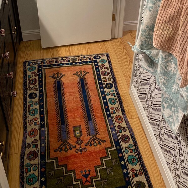 Brown Small Runner, Small Size Runner, Turkish Runner, Entry Runner ...