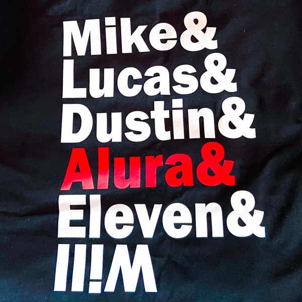 Stranger Things Custom Name Tee - Etsy