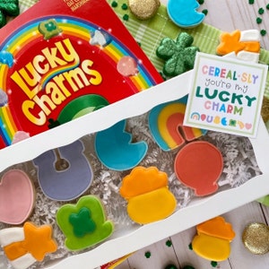 St. Patrick's Day 2.5" Printable Gift Tag- Cerealsly You're My Lucky ...