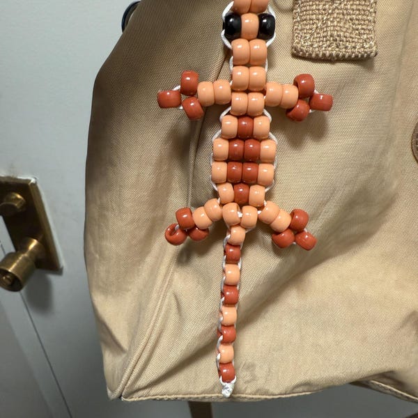 Clip-on Christmas Pony Bead Lizards - Etsy