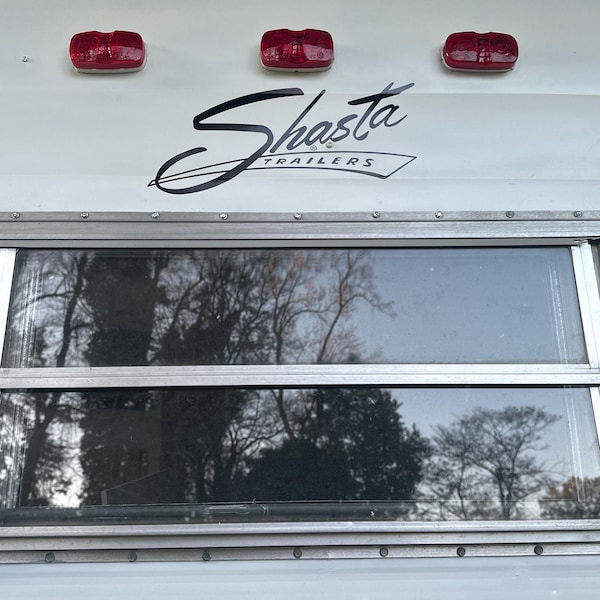 Shasta Vintage Camping Travel Trailer Vinyl Decals 2-pak 15" Pick Your ...