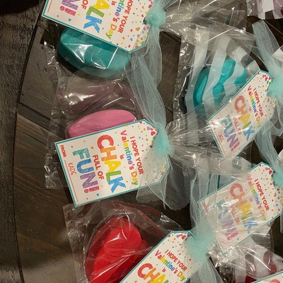 Chalk Valentine Tags, Hope Your Valentine's Day is Chalk Full of Fun ...