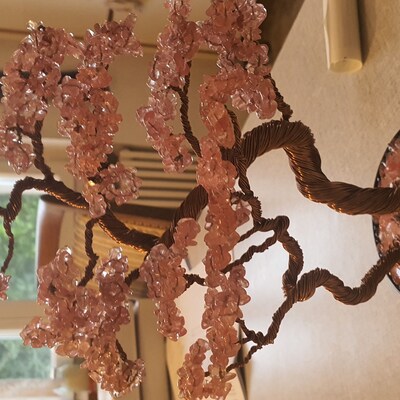 Flowering Bonsai Crystal Tree Aventurine-rose Quartz Crystal - Etsy