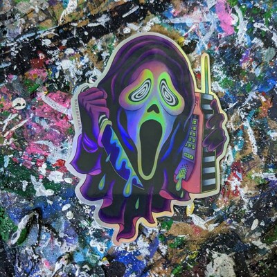 Art Print of Conscious Cosmos / Alien Art / Psychedelic Alien - Etsy