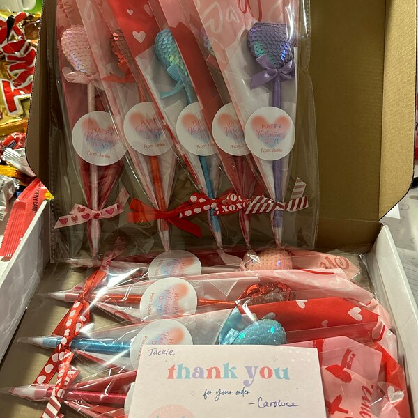 Easter Puff Pens (set of 4), Easter Basket Stuffers, Pom Pom Pens ...