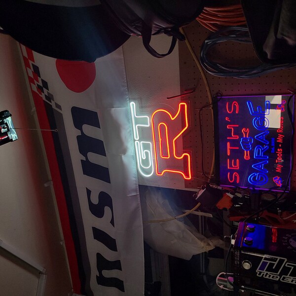 Amg Car Neon Sign / Neon Sign / Logo Neon Sign / Neon Sign Bedroom ...