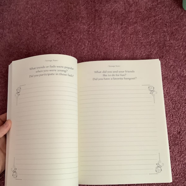 Grandpa Keepsake Journal | Memory Book for Grandfather | Large Print ...