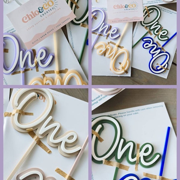 Acrylic 13th Birthday Cake Topper, Flat Lay Cake Topper, 13th Birthday ...