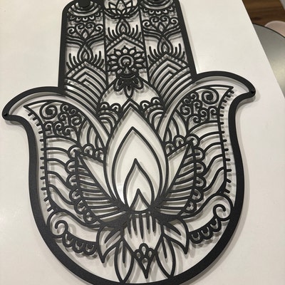 Hamsa Wall Art, Hamsa Wall Hangings Decor, Hamsa Hand Large Metal Wall ...