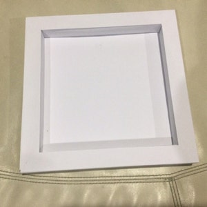 Shadow Box SVG Template Shadow Box Frame Flowers 8x8 SVG Rolled Flower ...