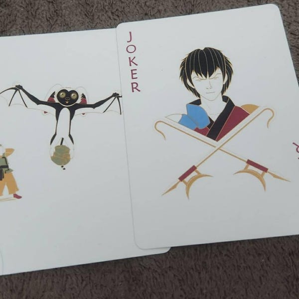 ATLA Playing Cards: Avatar the Last Airbender Inspired Poker Deck - Etsy