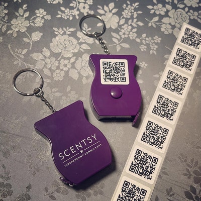 Custom QR Code Scan Me Labels Reorder Review 1 Square - Etsy