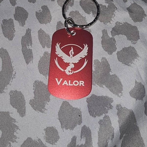 Pokemon Go Team Keychains (valor, Instinct, Mystic) - Etsy