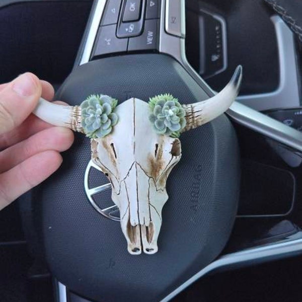TEXAS Longhorn,western Wall Decor,cow Wall Decor,mini Steer Skull,faux ...