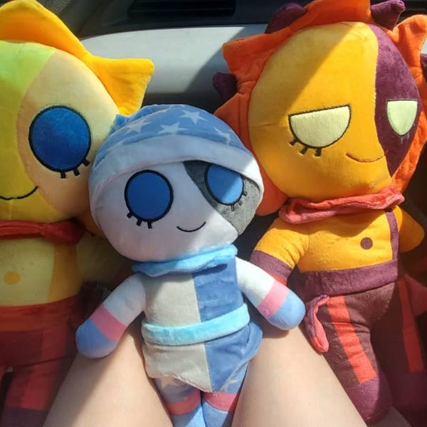 FNAF Sun, Moon, Solar, Jack-o-moon, Eclipse, Ruin, Nexus, Gemini Plushies - Cute Soft Fabric ...