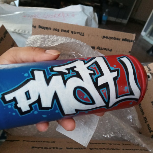 Custom Graffiti Spray Paint Can Name Letters Personalized Street Art ...
