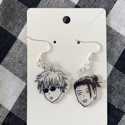 Handmade Gojo Earrings - Etsy