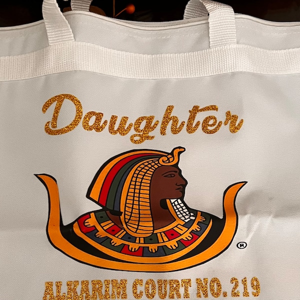 DOI Daughter of Isis PHA Zipper Tote Bag With Logo Image - Etsy