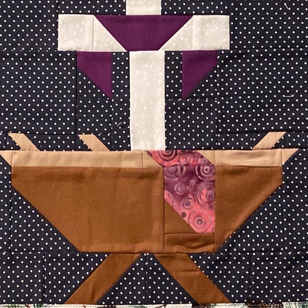 The Gift of a Savior Christmas Nativity Quilt Block PDF Pattern ...