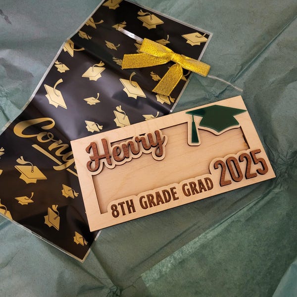 Personalized Graduation Picture Frame, 4x6 Photo Frame, Class of 2025 ...