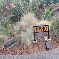 Multiple Address Stake Engraved Shared Driveway Personalized Sign ...