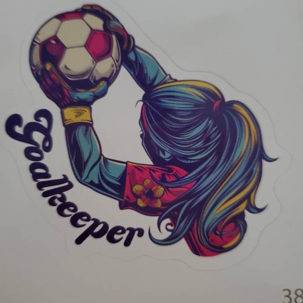 Soccer Girl Sticker, Soccer Sticker Water Bottle, Girl Soccer Stickers ...