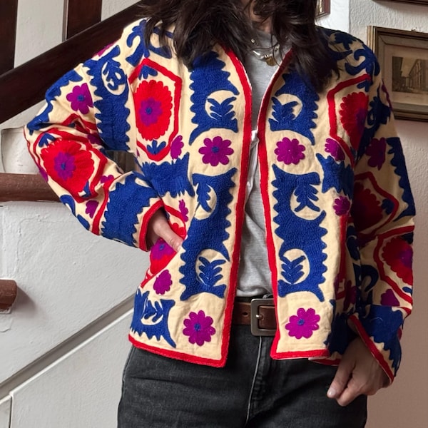 Indian Cotton Jacket, Quilted Cotton Jacket, Handmade Jacket, Jacket ...