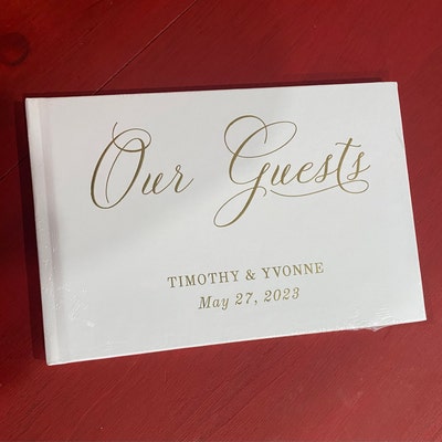 Custom Summer Floral Wedding Guest Book, Instax Wedding Guest Book ...