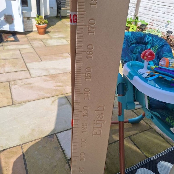 Oak Faced Height Chart, MDF Children's Height Chart, Growth Chart ...