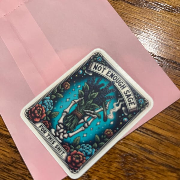 Broke and Bougie Sticker, Funny Skeleton Sticker, Halloween Decal ...