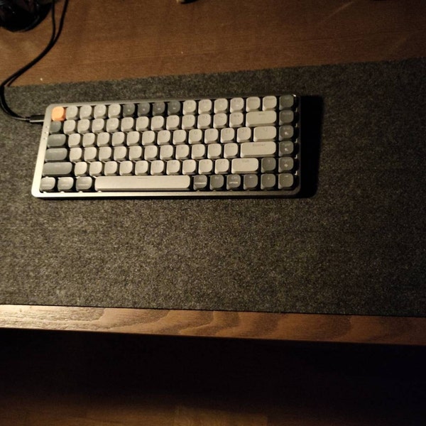 Felt Desk Pad, Custom Felt Desk Mat, Office Desk Accessories, Large ...