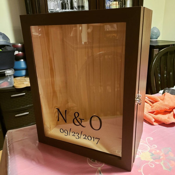 Extra Deep Empty Wooden Personalized 11x14 Shadow Box Frame Glass ...