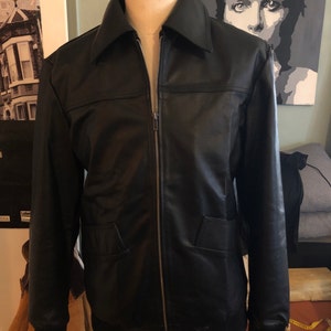 Women's Short Body Shearling Leather Jacket, Brown B3 Bomber Aviator ...