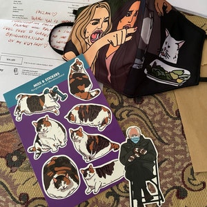 Buffering Cat Meme Sticker Cat Meme Sticker Loading cat | Etsy