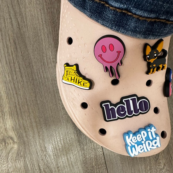 Purple Shoe Charms for Your Crocs, Croc Compatible Shoe Charms, Evil ...