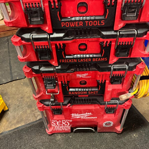 Milwaukee Packout Toolbox Lid Bit Storage, Packout Mods, Packout Bit ...