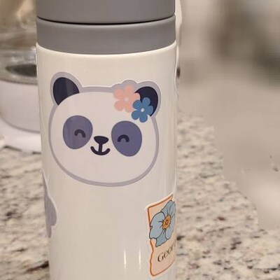 Pastel Flowers Vinyl Sticker Set of 6, Flower Pack, 1 1.5or 2, Laptop ...