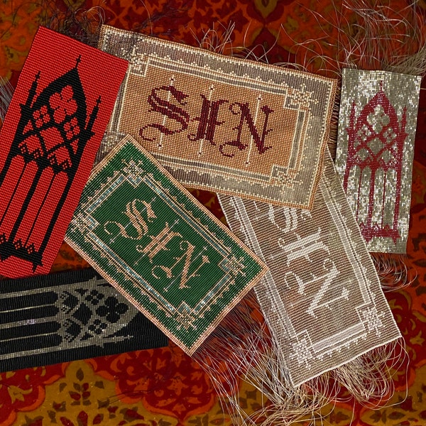 Sin - Gothic Cross Stitch Pattern - Art Nouveau Cross Stitch- Victorian ...