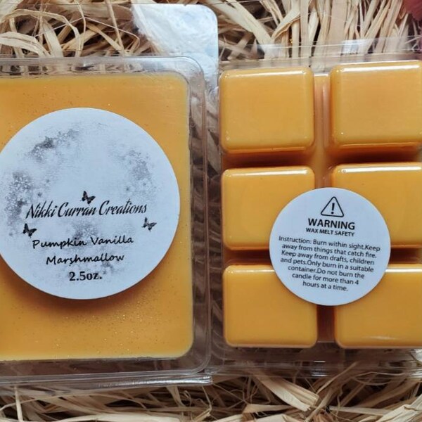 4 Pack Werewolf Moon Shaped| Handmade Wax Melt Tarts| "werewolf ...