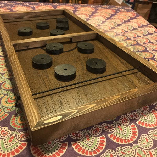 Handcrafted Customizable Tabletop Hockey Boards (pucket) - Etsy