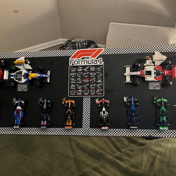 Formula 1 Racing Logo Sign – 3D Printed Wall Decor With Hanger Holes ...