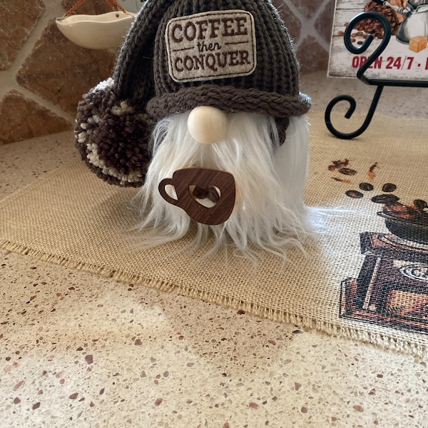 Coffee Gnome, Morning Gnome, Coffee Then Conquer Gnome, Bar Gnome ...
