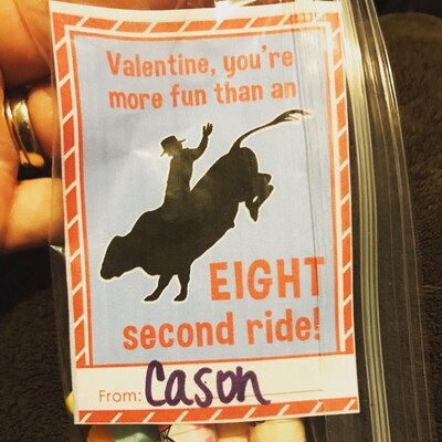 PRINTABLE Rodeo Assortment Valentine Cards for Kids INSTANT DOWNLOAD ...