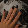 Cast A Spell Nailz, 24 Long Witchy Press on Nails, Matte Black Satanic ...