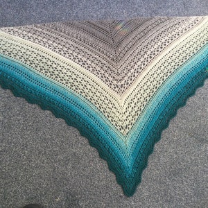 Crochet Shawl Pattern the Asgard Shawl Easy Crochet Pattern PDF ONLY - Etsy