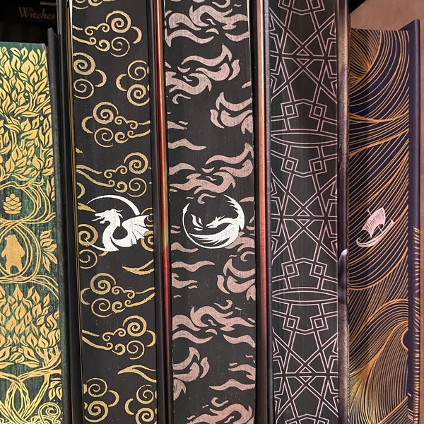 Powerless Sprayed and Stenciled Edges - Etsy