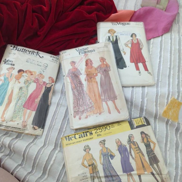 Vintage 1970's Mini Dress and Smock Pattern---simplicity 9800---size 8 ...