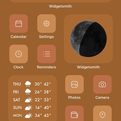 Ios 15 App Icons 75 Minimalist Dark Theme Icons - Etsy